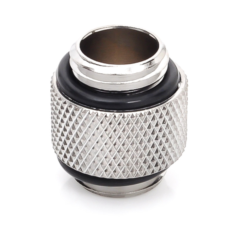 Water Cooling Soft Tubing Compression Fitting, G1/4", 10/13mm - Black