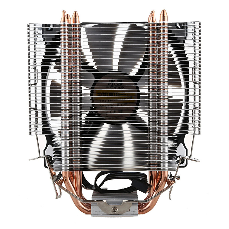 SNOWMAN High Performance CPU Cooler with 4 Direct Contact Heat-Pipes ...
