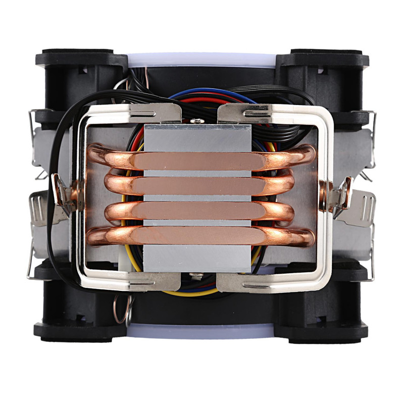 SNOWMAN High Performance CPU Cooler with 4 Direct Contact Heat-Pipes ...